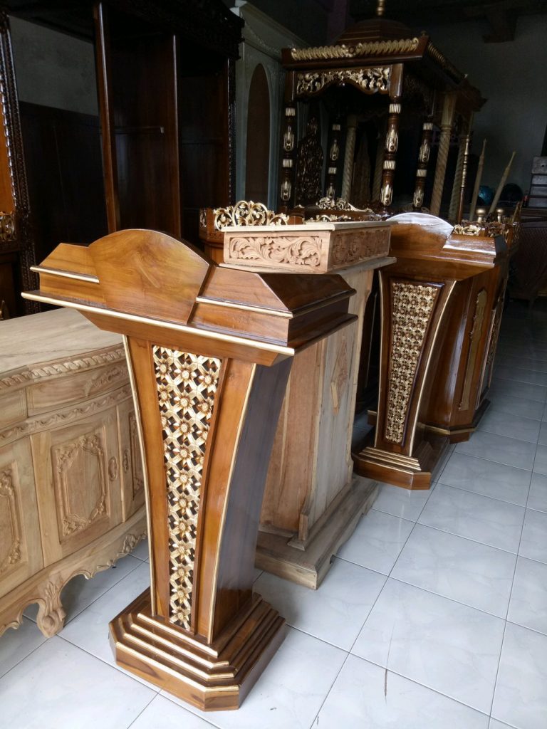 Mimbar Podium Masjid Presiden | Jual Mimbar Masjid