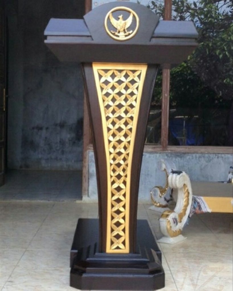 70+ Model dan Motif Mimbar Masjid Minimalis Dan Podium Jati Kubah ...